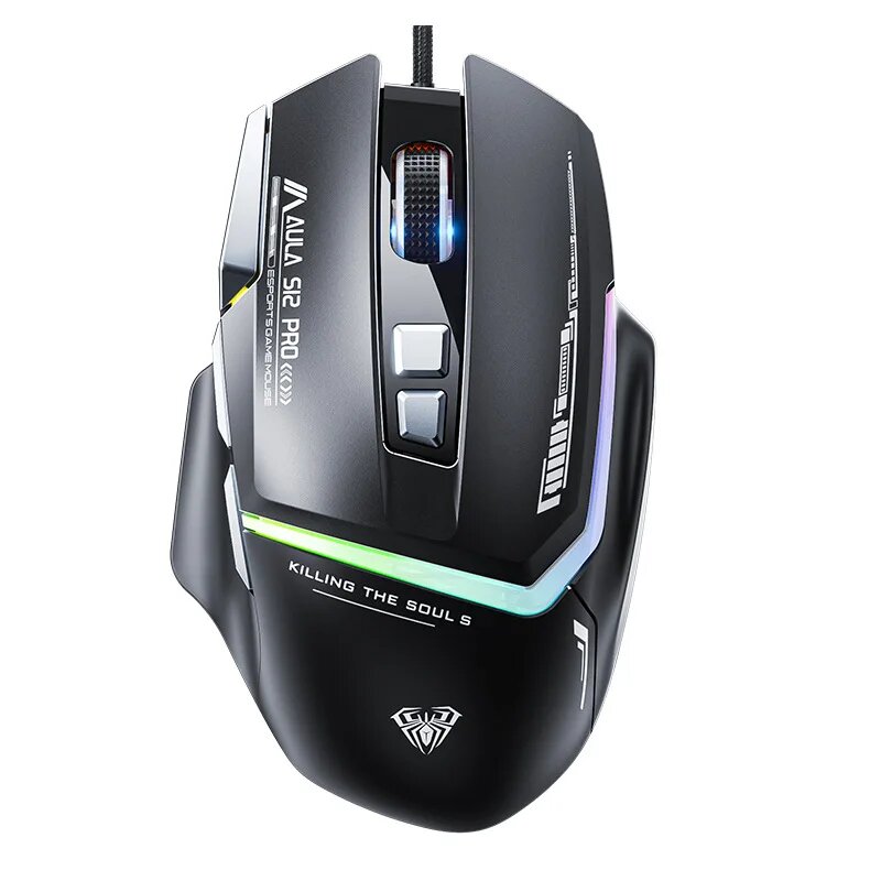 Проводная игровая мышь AULA S12 Pro BLACK