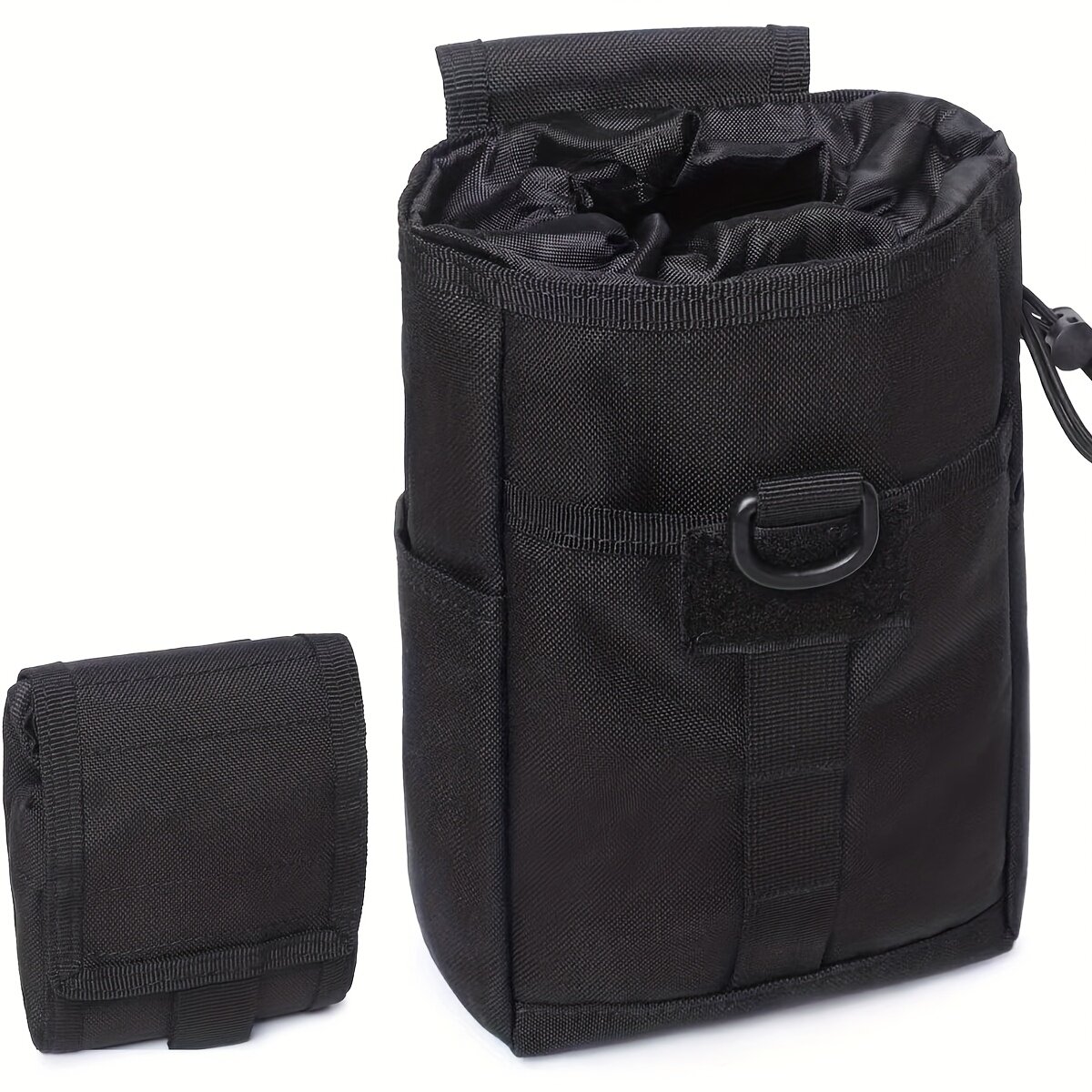 Спортивная поясная сумка многофункциональная с MOLLE, черная