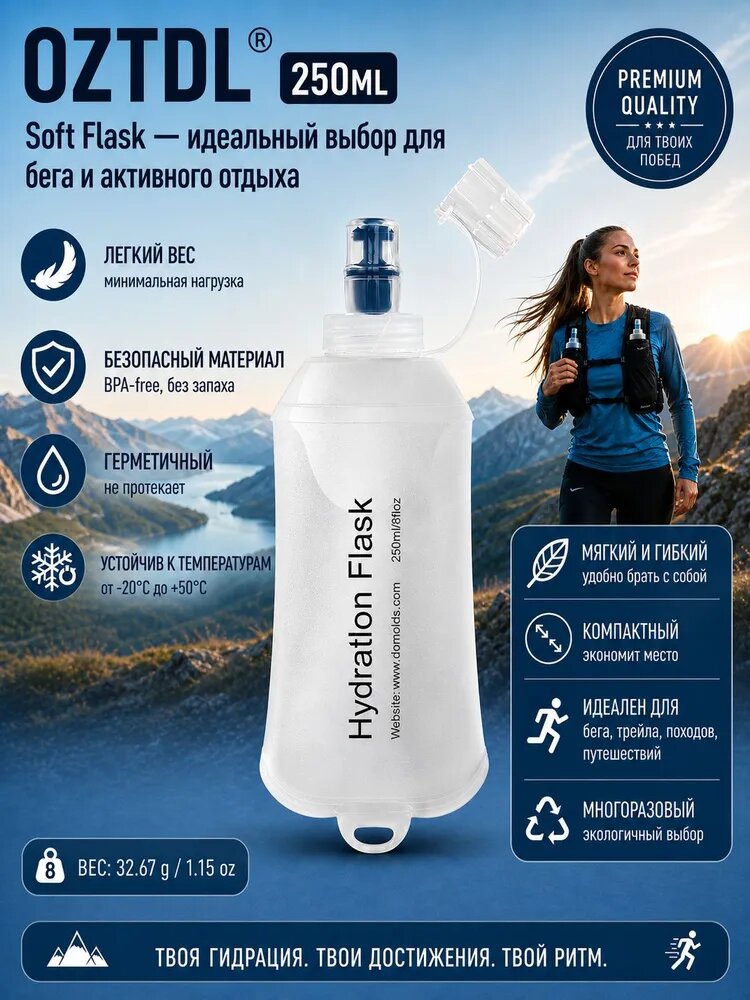 Oztdl Спортивная бутылка, 250 мл