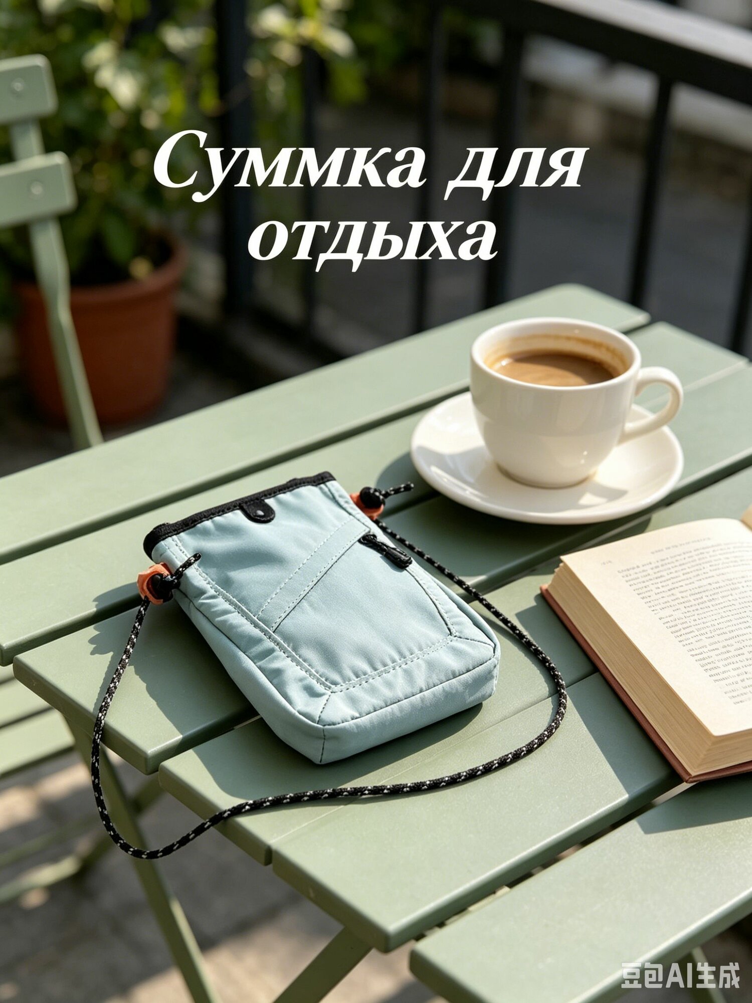 Сумка , синий — фото 1