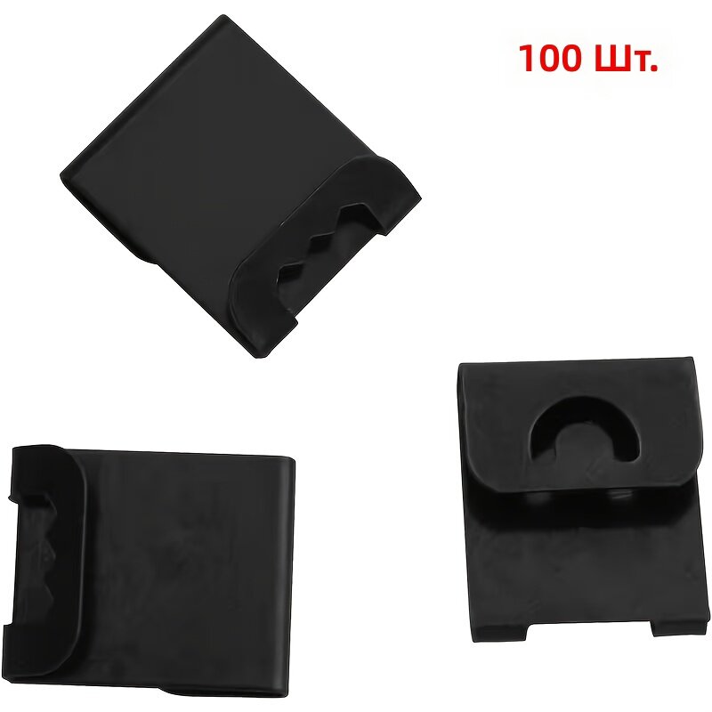 Крючки настенные металлические для фотографий с зажимами-тиграми, 100 шт.