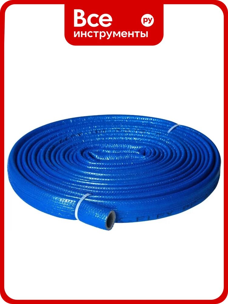 Теплоизоляция для труб K-FLEX PE COMPACT в синей оболочке 35/6 бухта 10м R060352103PE0CB