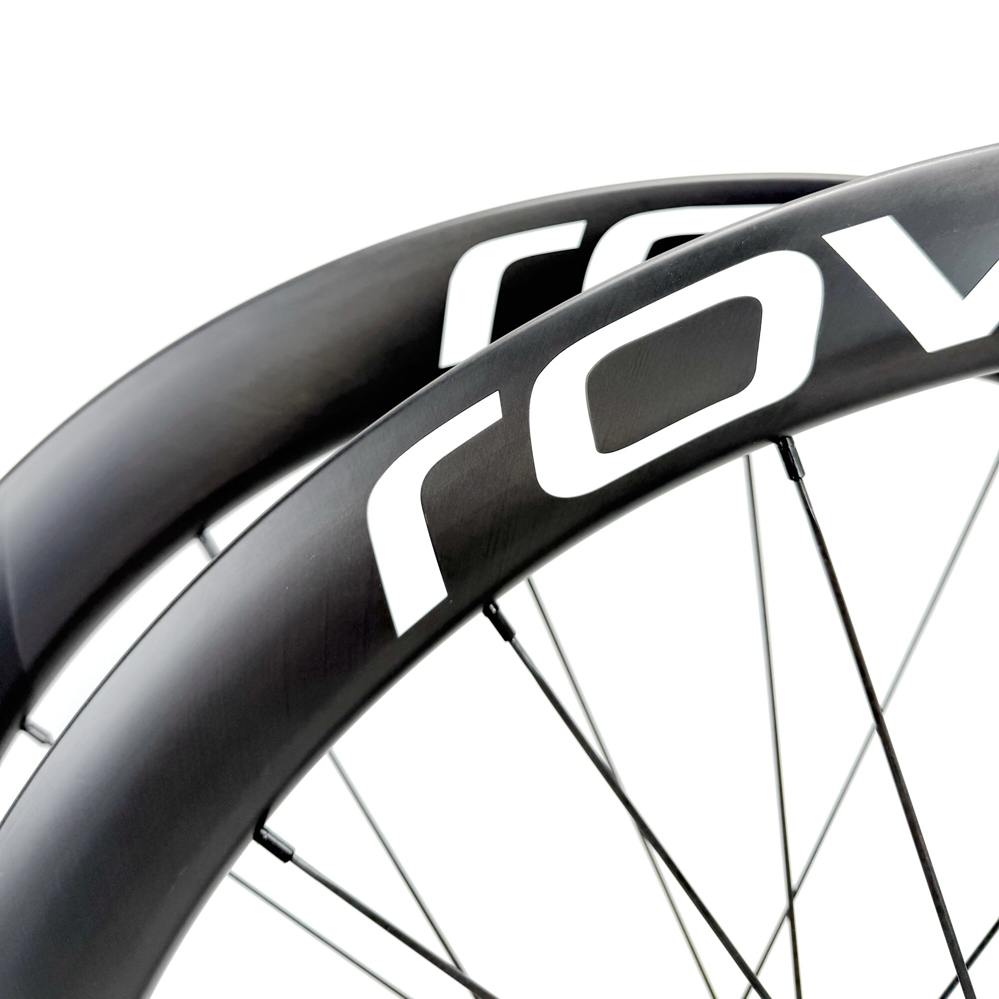 CLANNAD Колеса для шоссейного велосипеда 700C 50 мм, 25 мм, White logo, Clincher, NOVATEC 411-412-CL