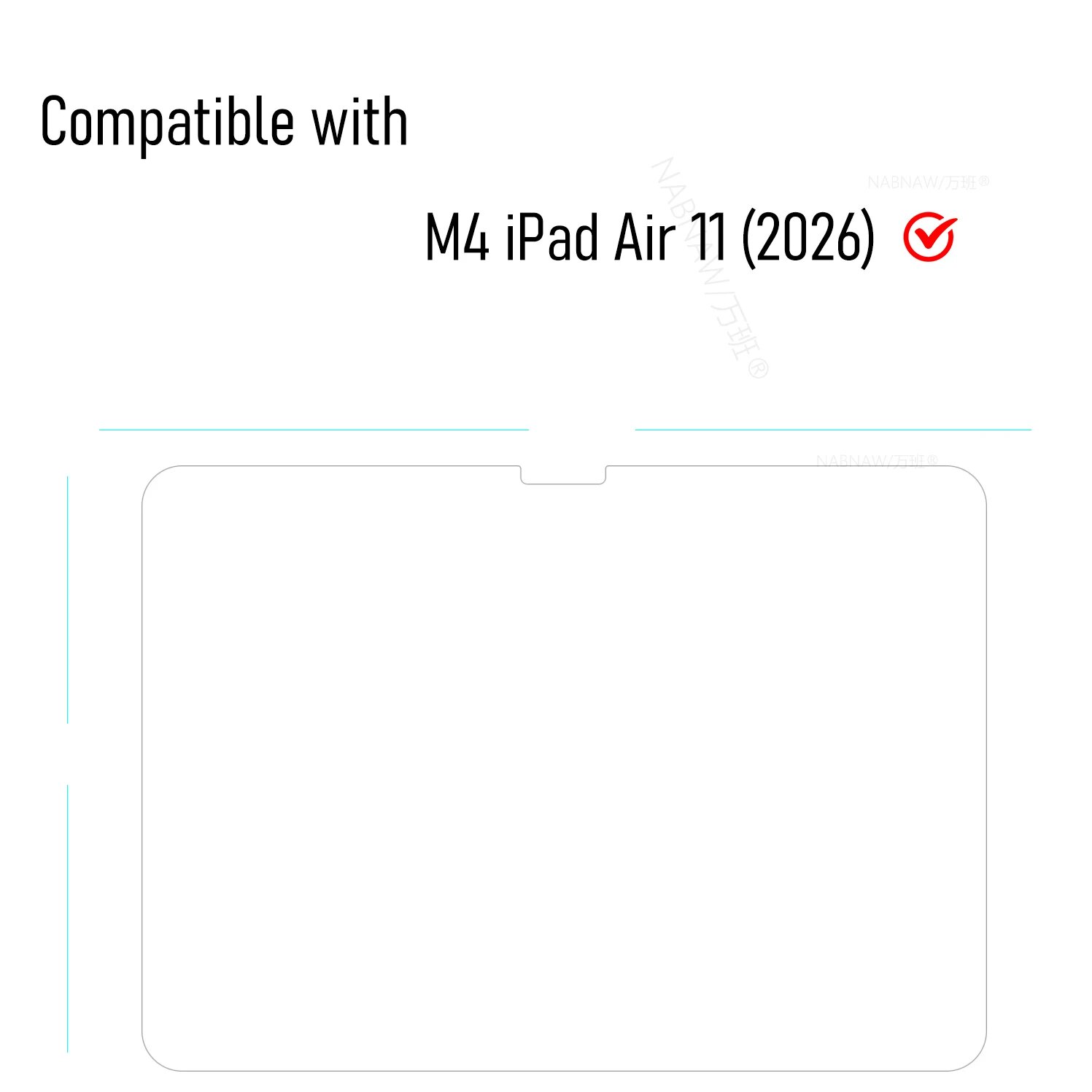 Защитное стекло iPad Air 11 (2026) M4
