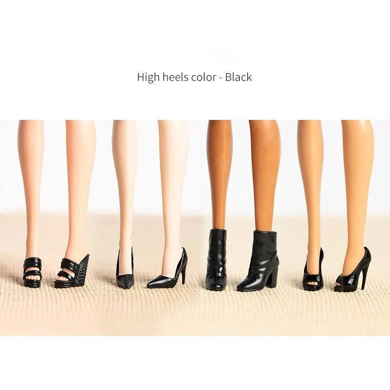 Аксессуары и одежда для кукол BB Xianxian FR 1/6 Черный, shoes2