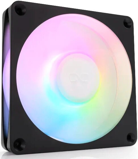 Вентилятор Alphacool Apex Stealth Metal Aurora fan 2600rpm Matte Black 120mm ARGB, 4-pin PWM, 2600 об/мин (13777)