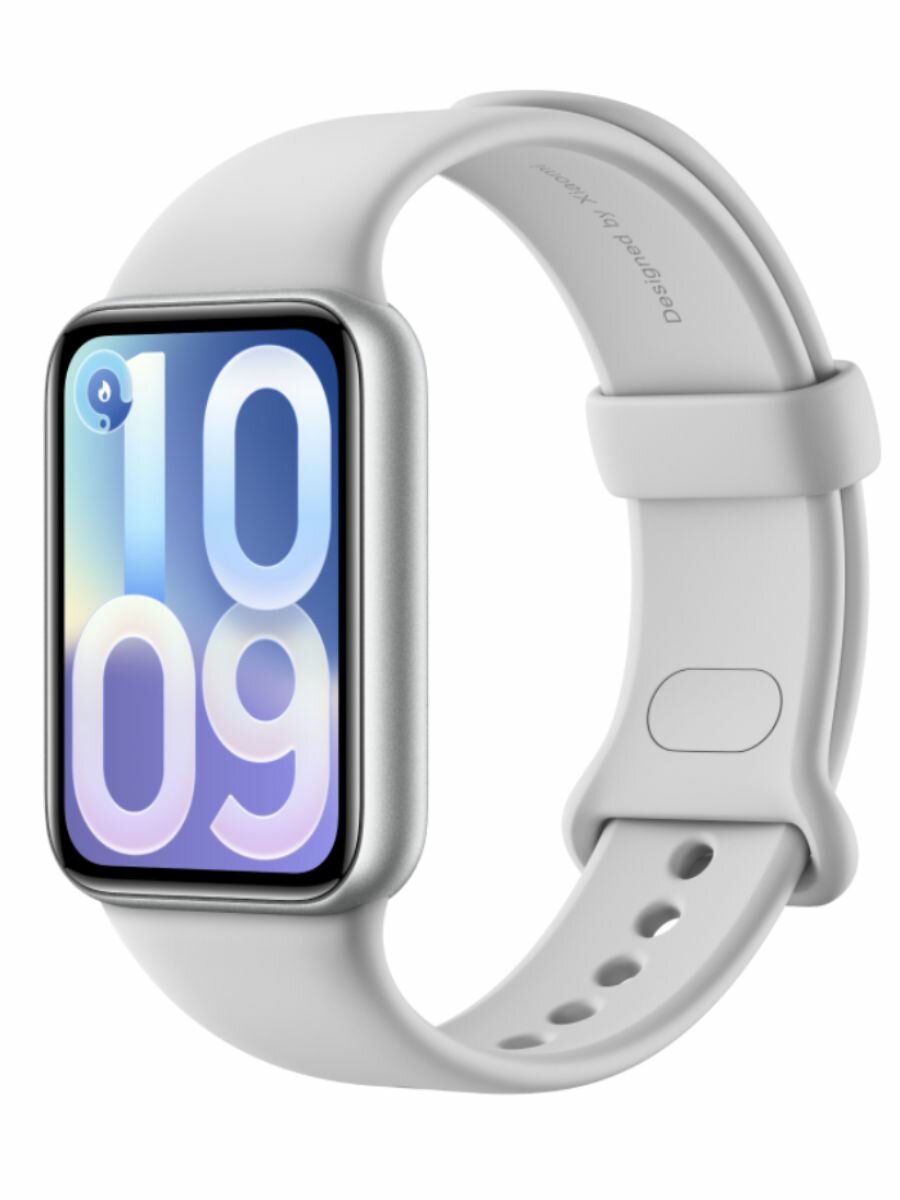 Фитнес-браслет Xiaomi Smart Band 10 Pro Ceramic Edition, серебристый