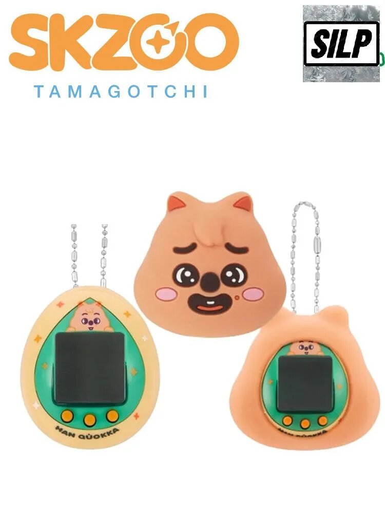 Виртуальный питомец Bandai Tamagotchi Nano, Набор чехлов Straykids X SKZOO Han Quokka , карта в комплект не входит-SILP