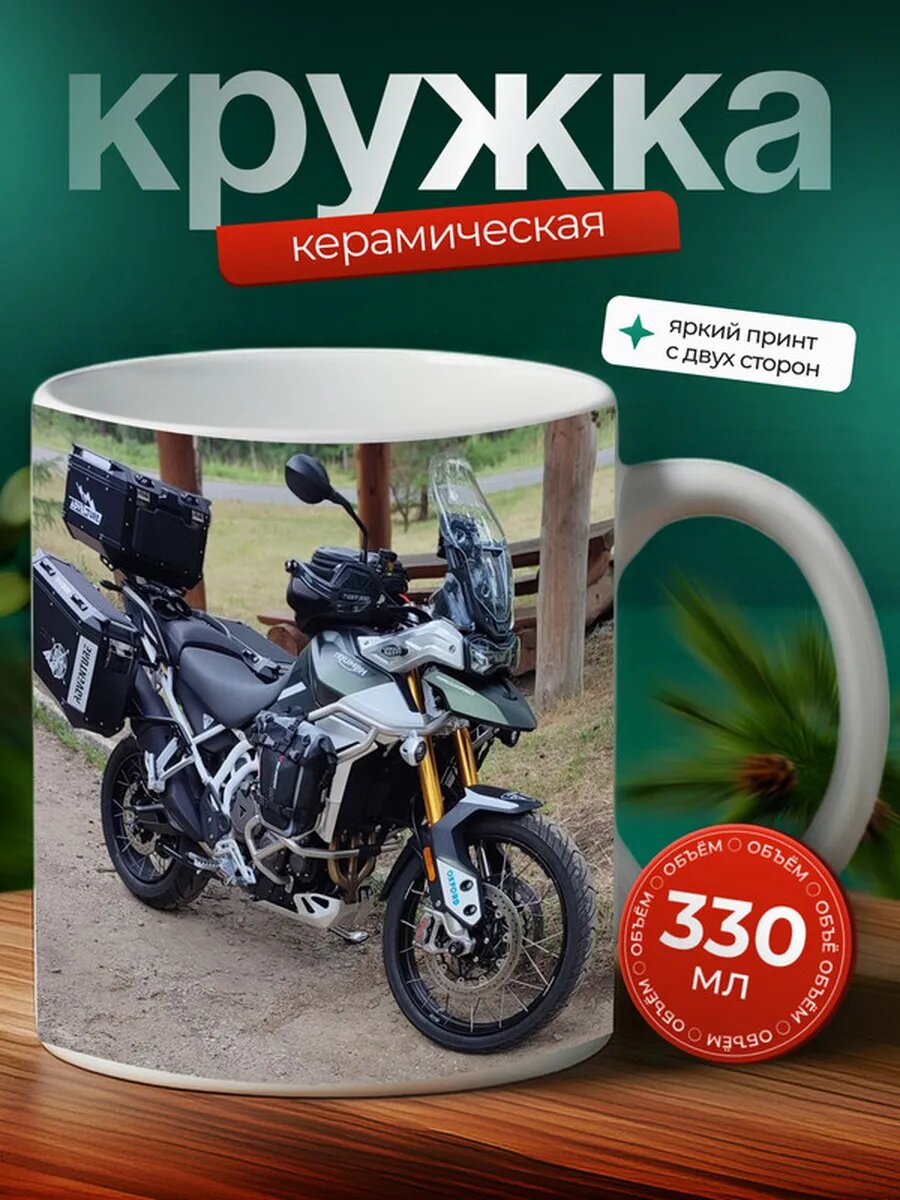 Кружка Мотоцикл Адвентура Triumph Tiger 900 Rally Pro 9,