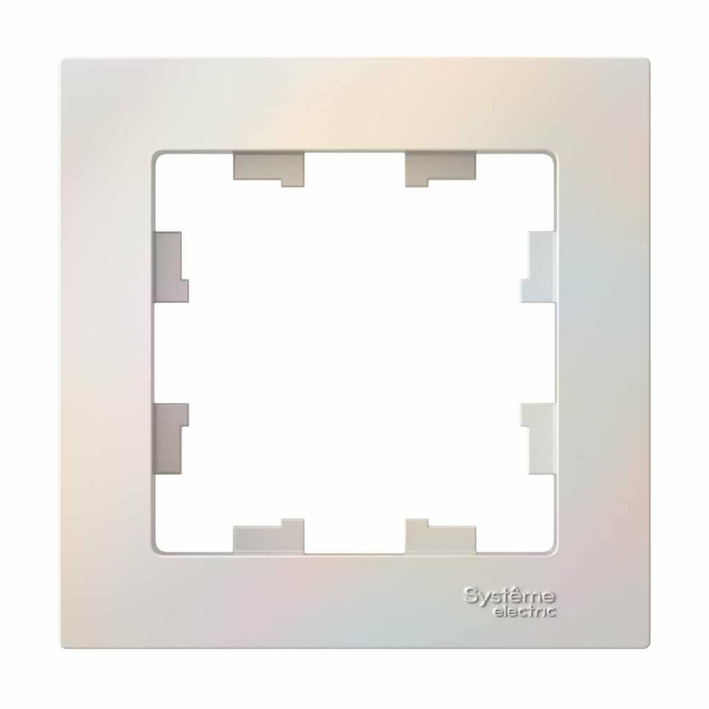 Рамка Systeme Electric 1-м ATLAS DESIGN жемчуг ATN000401