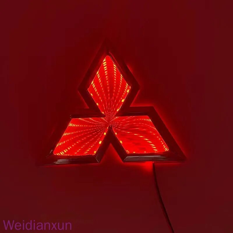 Мицубиси Автомобильный маркерный свет 12vLED 118*102mm Mitsubishi, Красный
