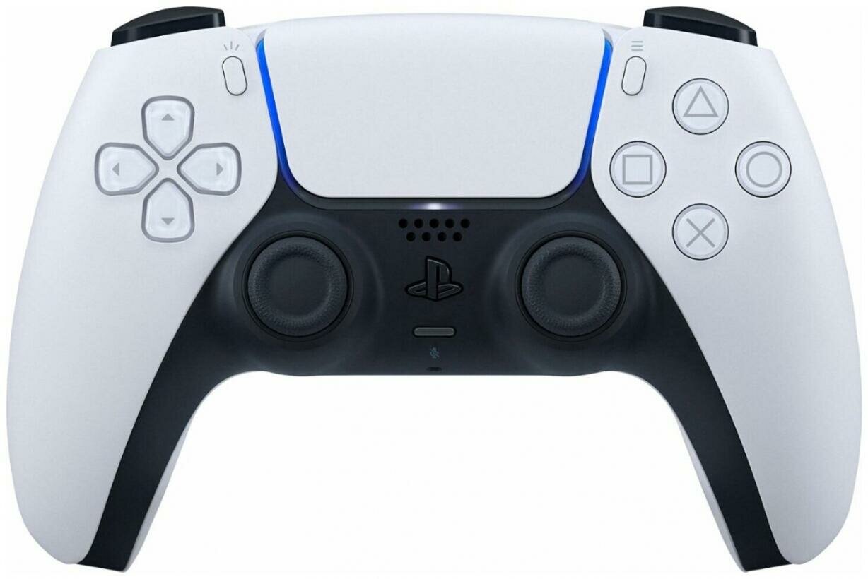 Геймпад беспроводной Sony DualSense для PlayStation 5, White (Белый)