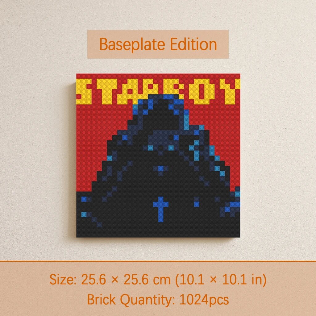 Конструктор The Weeknd MOC 1024 деталей Square-Baseplate Set