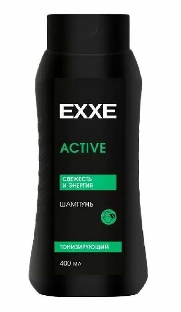 Еххе MEN Шампунь мужской ACTIVE Тонизирующий, 400 мл.