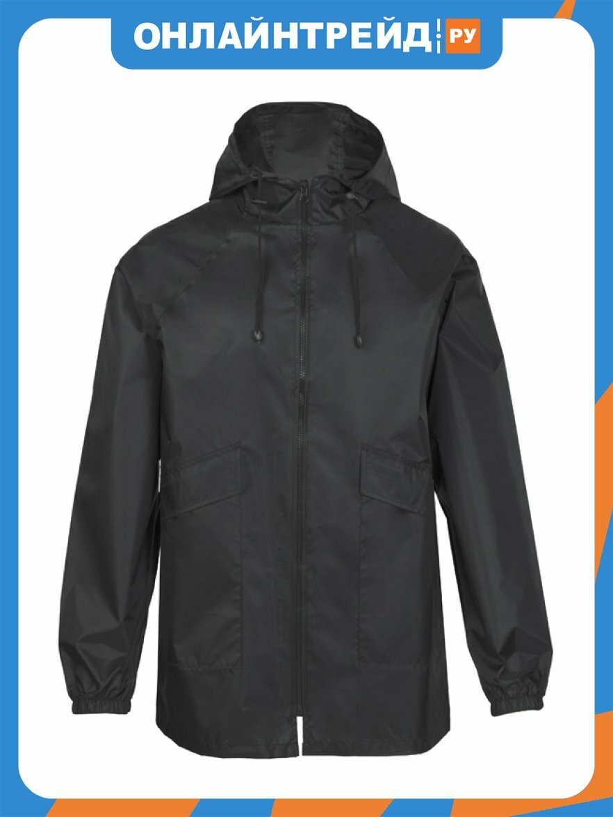 Дождевик US Basic Parka 508099 унисекс, черный, M