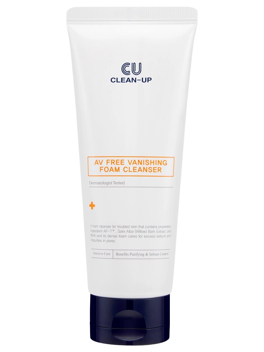 CU Skin Пенка для глубокого очищения пор Clean-Up AV FREE Vanishing Foam Cleanser 150 гр