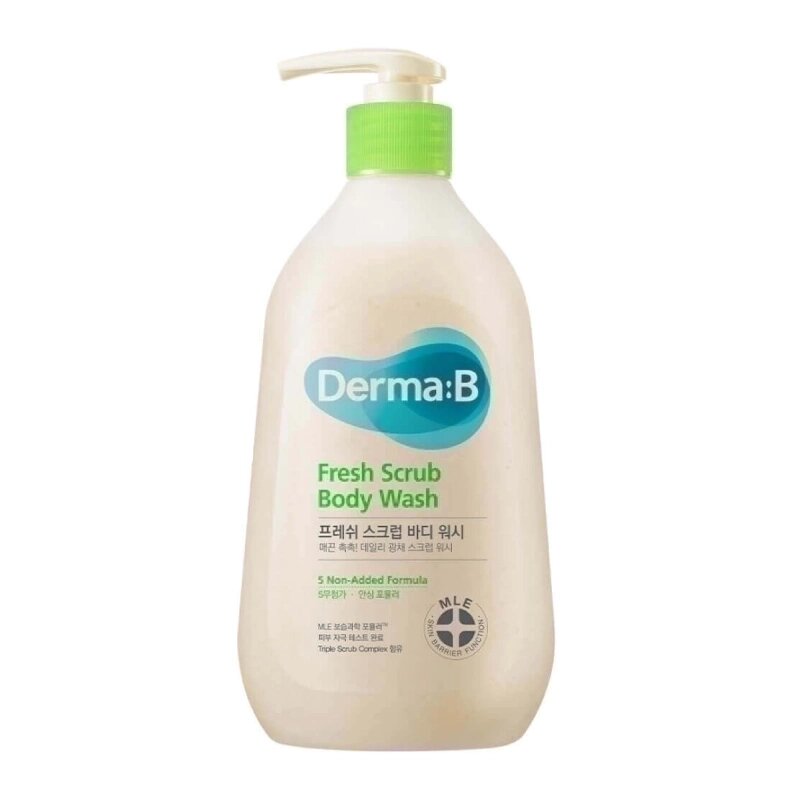 Derma: B Fresh Scrub Body Wash Мягкий отшелушивающий гель-скраб для душа