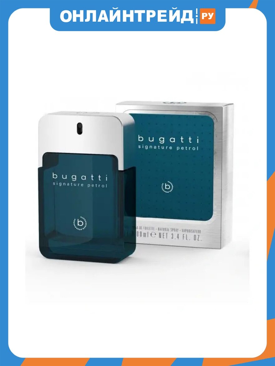 Мужская туалетная вода Bugatti! BUGATTI Signature petrol, 100 мл