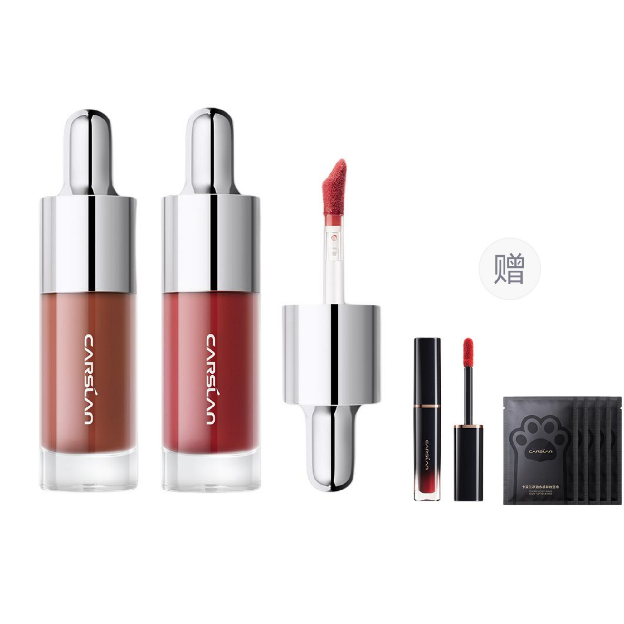 Губная помада женская Carslan Honey Lip Essence, комплект G101 Honey Chestnut+G102 Honey Rose, 2 шт.