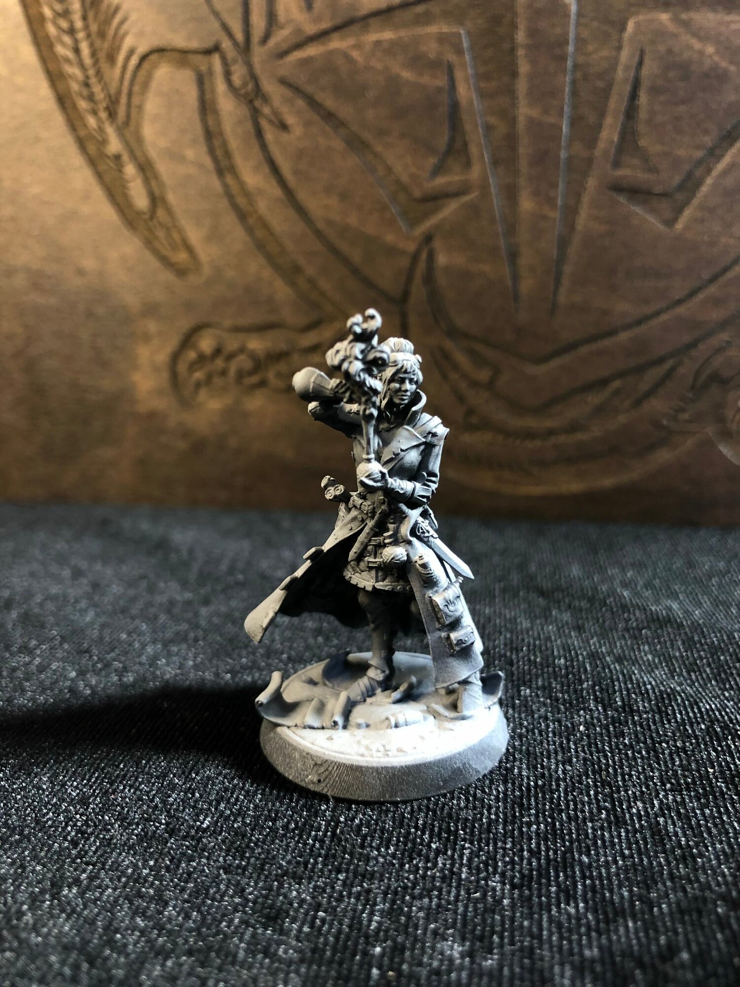 Женщина - алхимик - Миниатюра для настольных игр DnD, ДнД, Dungeons & Dragons, Pathfinder.