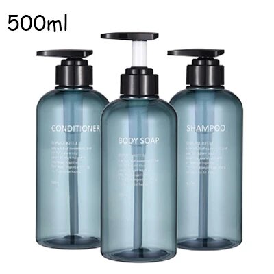 Дозатор для шампуня/кондиционера/мыла 500 мл, blue