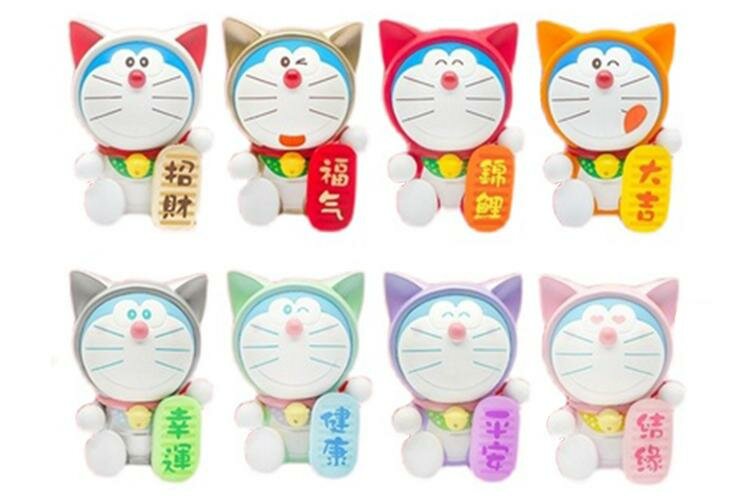 Сверкающая коллекция украшений-персонажей унисекс 52TOYS Doraemon, 8 шт.