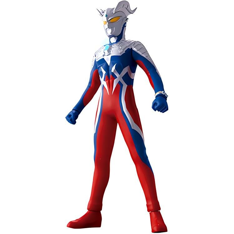 Герой Ультрамэн Зеро BANDAI, роскошная фигурка с динамиком масштабная к 50-летию