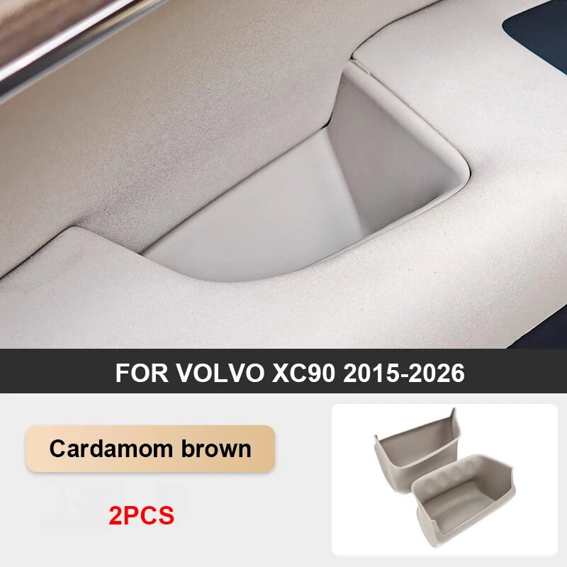 Органайзер в дверцу Volvo XC90 2015-2026, Cardamom brown-2PCS
