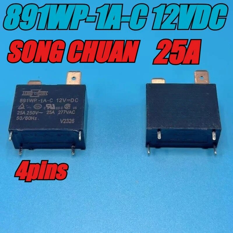 Реле 891WP-1A-C 12В 25А