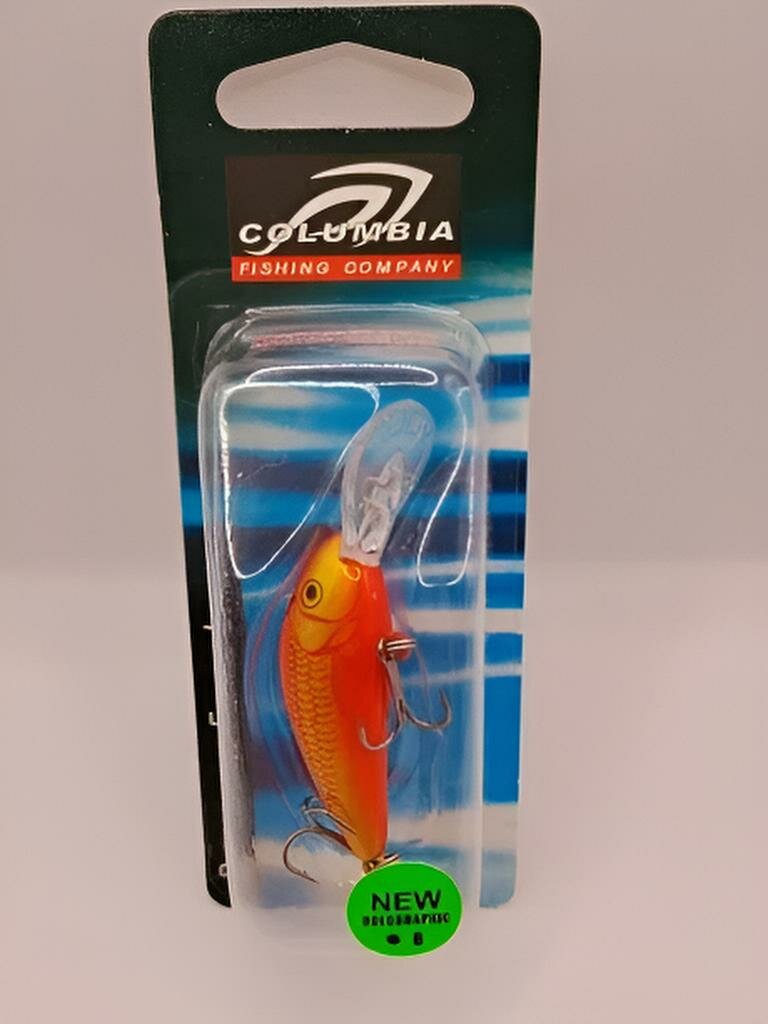 Воблер COLUMBIA fishing company: плавающий крэнк, 40мм, 3гр, заглубление 1,5-2м
