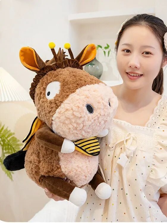 Мягкая игрушка медоносная пчела осел, Плюшевые игрушки 45cm (Высота сидения (включая уши)), Подарок для девушки