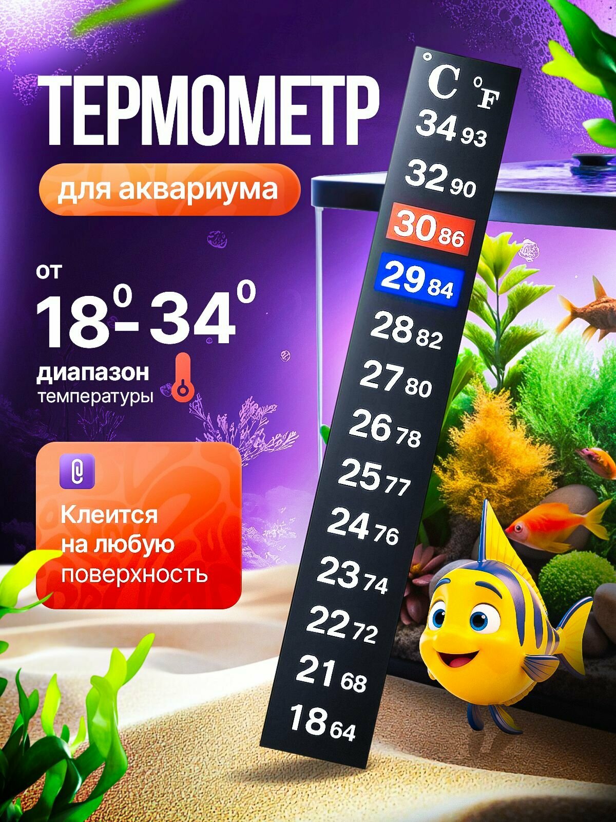 Термометр самоклеящийся