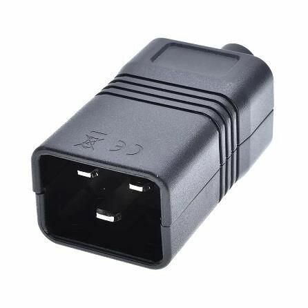 Разъем 220в на кабель IEC-320-C19 (C20) (16А 250В) вилка