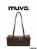 Сумка мешок muva, фактура гладкая, коричневый