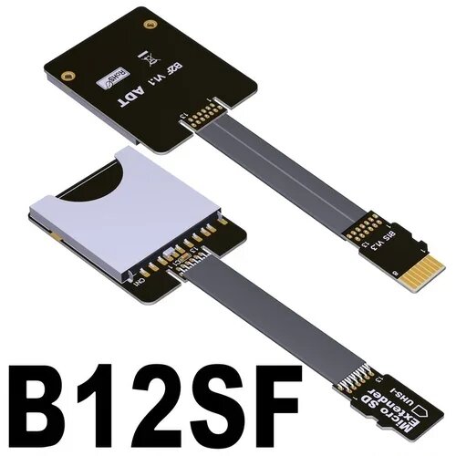 Удлинитель MicroSD TF B12SF, кабель 0.15m