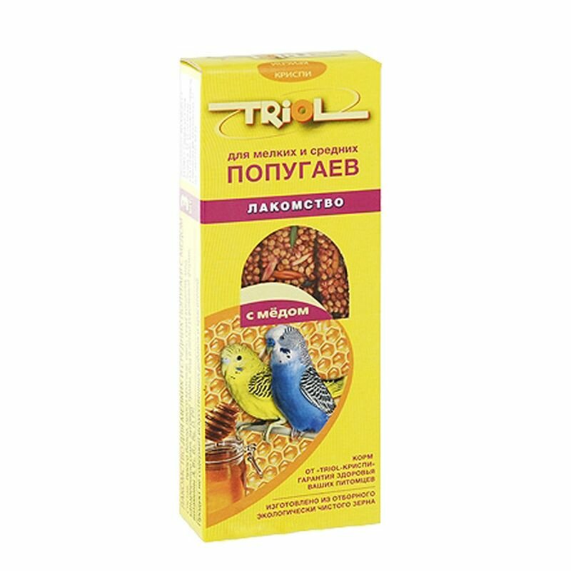 Triol Standard Лакомство для мелких и средних попугаев, 3 штуки, 80 г