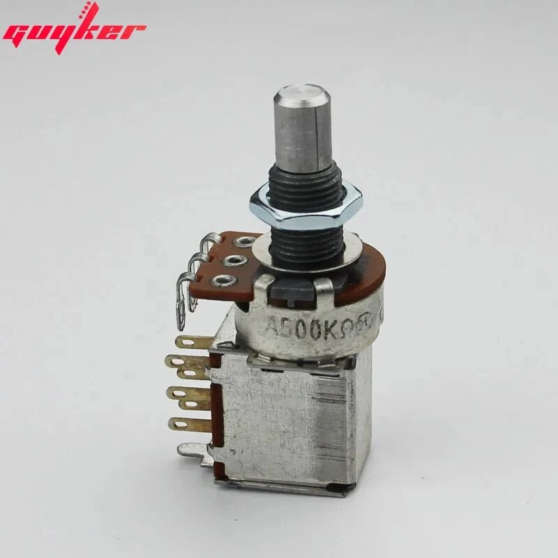 Потенциометр GUYKER RV1607 Push/Pull для гитары/бас-гитары 500K
