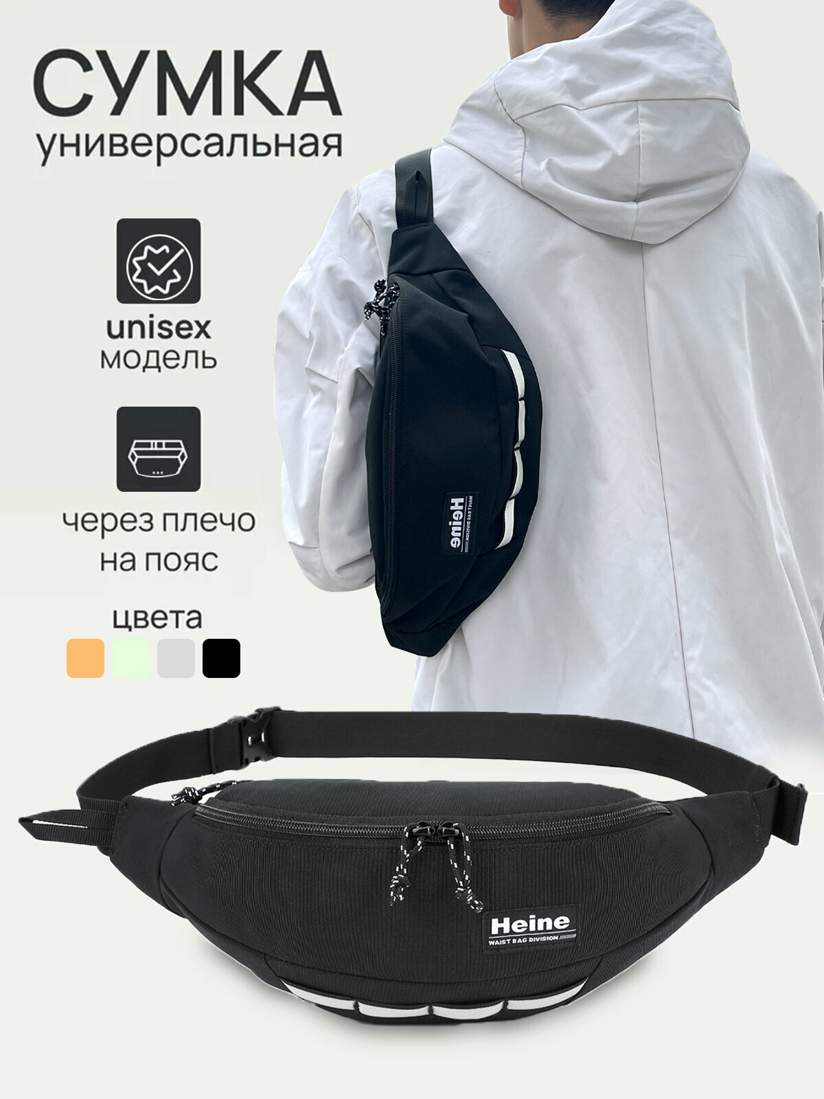 Сумка поясная