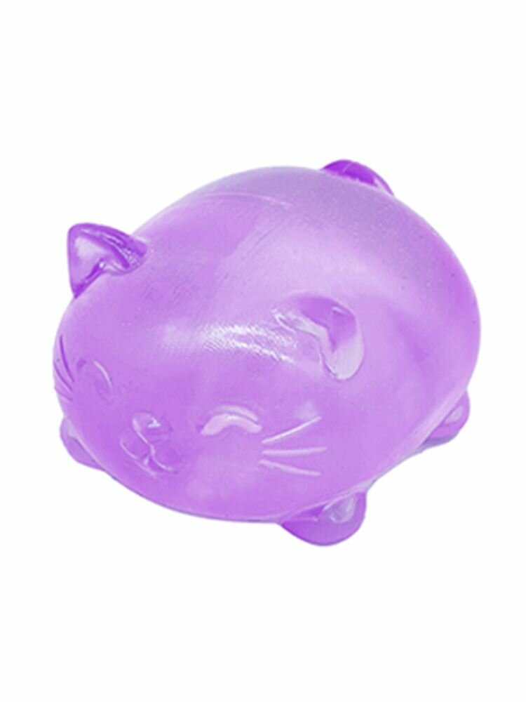 Антистресс мяч-кошка Needoh, игрушка-сжималка мальтоза, 4 цвета на выбор
