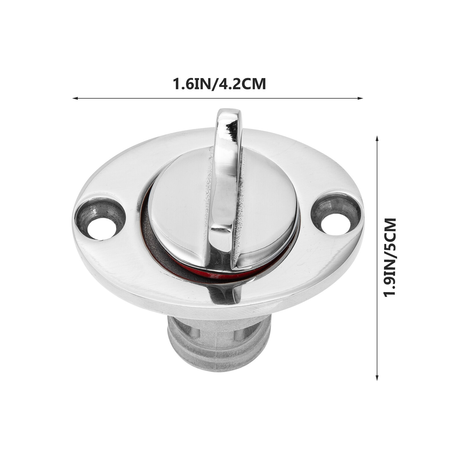 Набор Из 1 Штуки Пробка Для Оттока Воды Из Лодки Серебристый 5x4.2Cm
