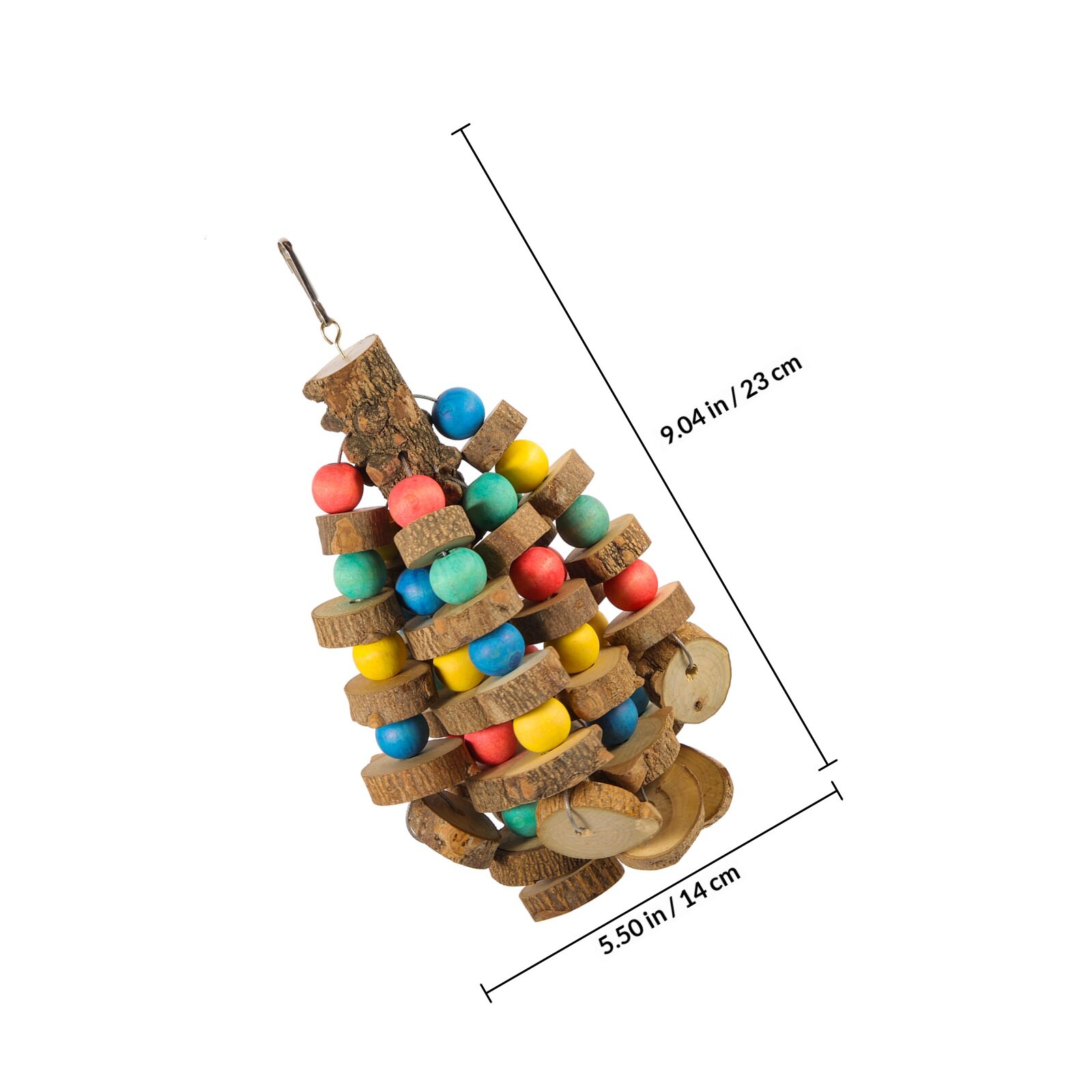 Игрушка Для Птиц Из Дерева Многофункциональная Игрушка 33x14Cm