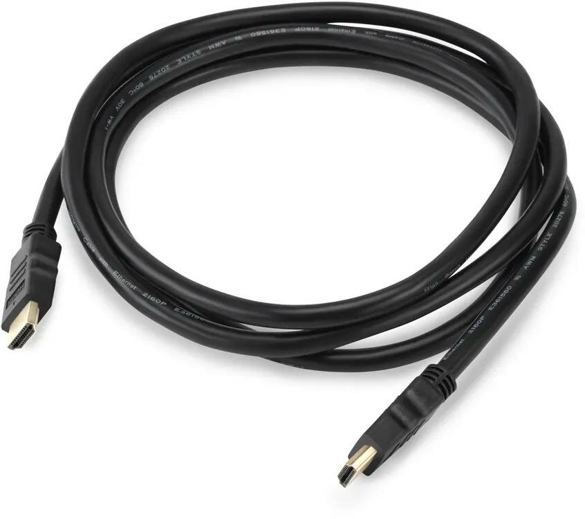 Кабель аудио-видео Buro HDM 2,0, HDMI m - HDMI m, 1,8 м, позолоченные контакты, черный (BHP RET HDMI18-2)