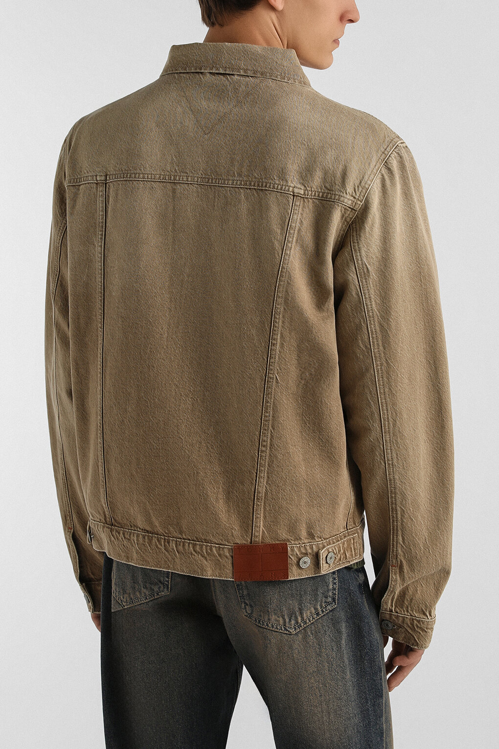 Куртка Tommy Jeans, размер L, бежевый — фото 1