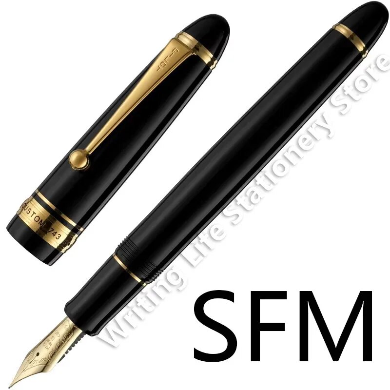 PILOT Custom 743 Large золотая перьевая ручка EF, F, SF, FM, SFM, M, SM, B, BB, C, WA, PA, SU, PO