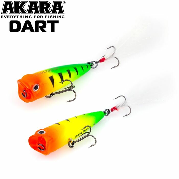 Воблер Akara Dart 50F 4 гр. (1/7 oz 2,0 in) A102