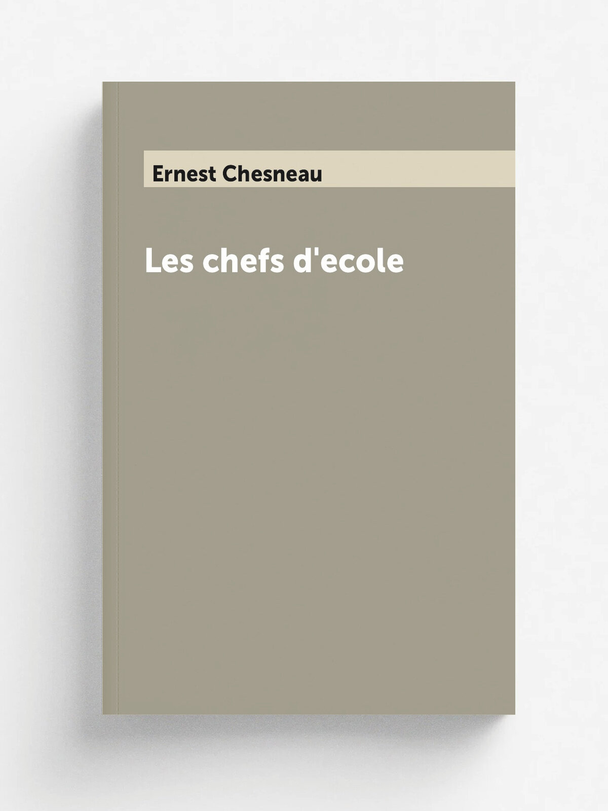 Les chefs d'ecole