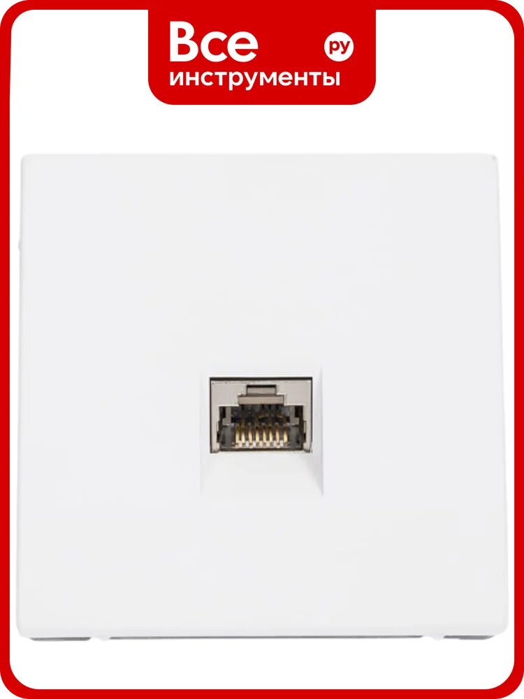 Розетка компьютерная Systeme Electric ArtGallery, RJ45, кат. 6A, механизм, Лотос GAL001386