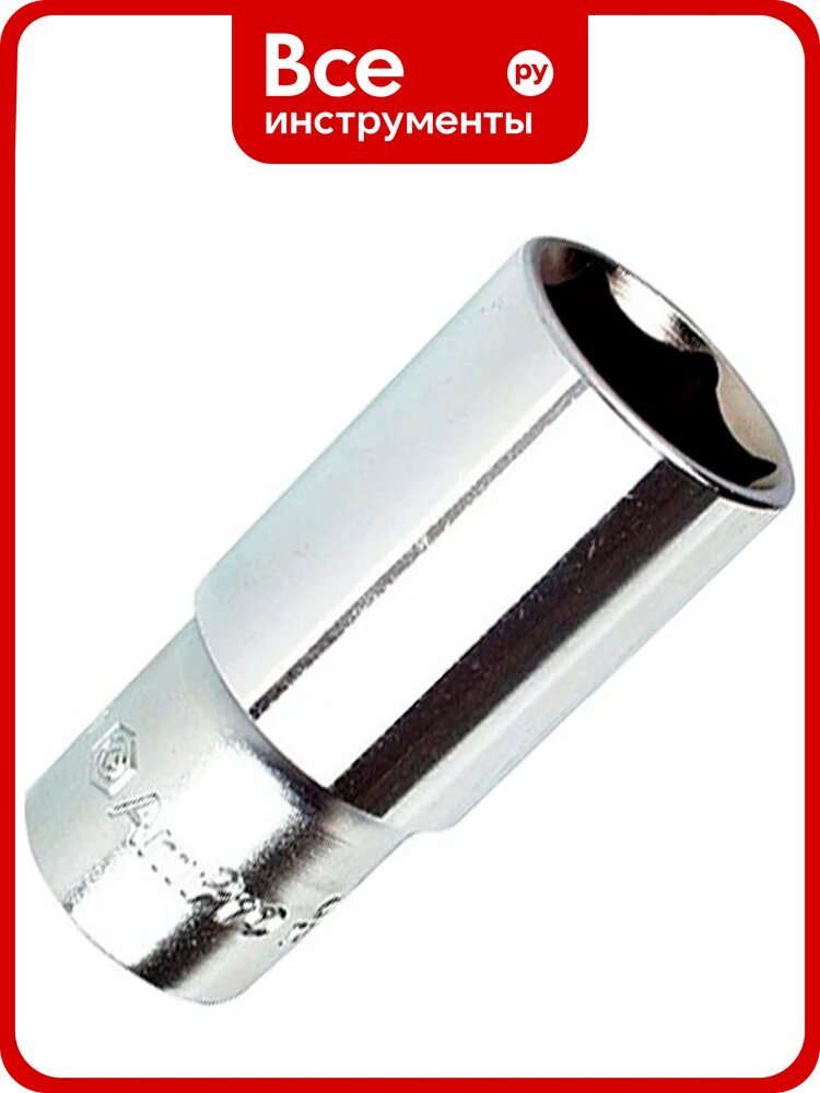 Головка торцевая AmPro T335522, CrV, 6-гранная, длинная, 22мм, 1/2", 1шт