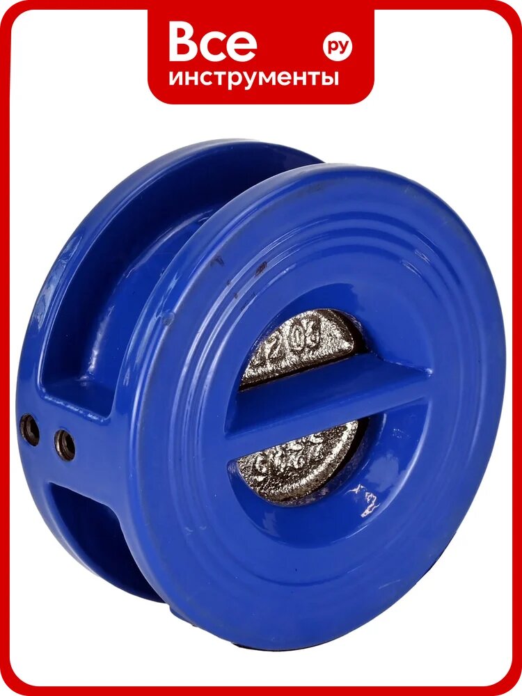 Клапан обратный лепестковый двухстворчатый DN-ru 2S-GG25-GG25-EPDM-Fb Ду200 Ру16 межфланцевый D100-03949