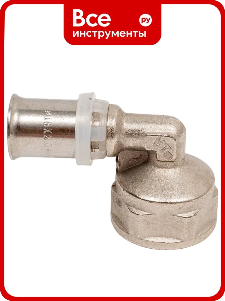 Угольник пресс с переходом на внутреннюю резьбу 16х3/4 Valtec VTm.252. N.001605